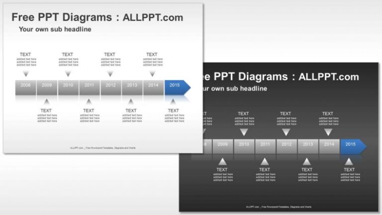 8 Years Timeline PPT Diagrams - Powerpoint and google slides Saveslides ...