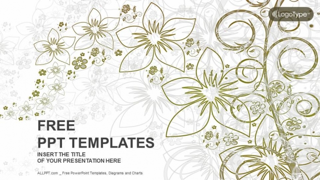 Abstract Floral Nature PowerPoint Templates - Powerpoint and google ...
