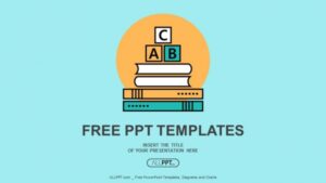 Alphabet letter ABC blocks on books PowerPoint Templates - Powerpoint ...
