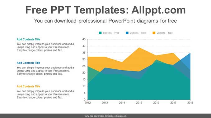 Area Chart List PowerPoint Diagram - Powerpoint and google slides ...