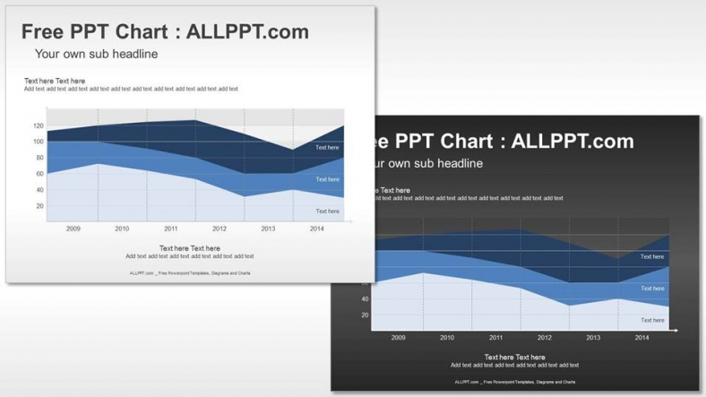 Area PPT Chart Diagram - Powerpoint and google slides Saveslides templates