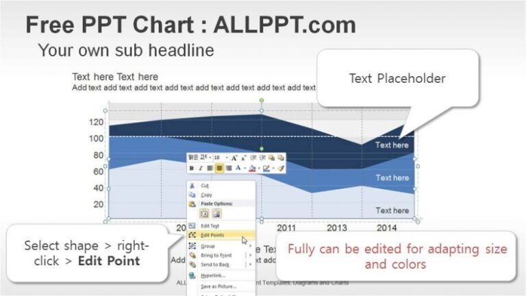 Area PPT Chart Diagram - Powerpoint and google slides Saveslides templates