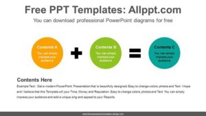 Arithmetic Plus Sign PowerPoint Diagram - Powerpoint and google slides ...