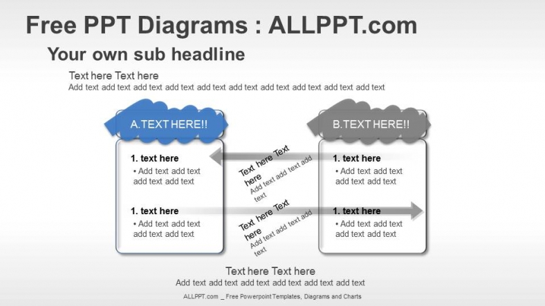 Arrows Relationship PPT Diagrams - Powerpoint and google slides ...