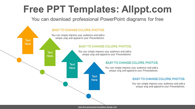 Arrows Rising PowerPoint Diagram - Powerpoint and google slides ...