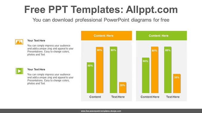 Bar Chart Comparative PPT Diagram - Powerpoint and google slides ...
