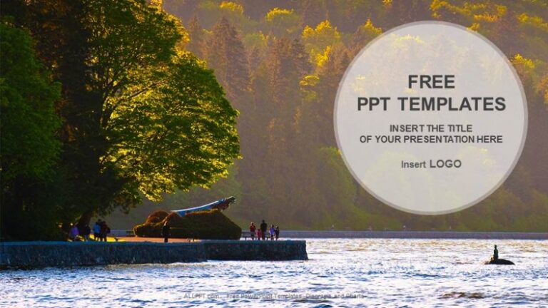 Beautiful Lake View-Nature PowerPoint Templates - Powerpoint and google ...