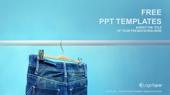 Blue Jeans Trouser-Recreation PPT Templates - Powerpoint and google ...