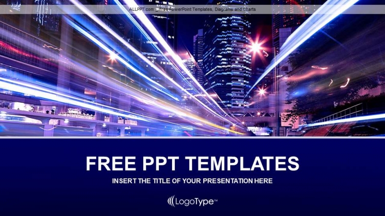 Building Night In The City-Business PPT Templates - Powerpoint and ...