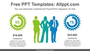 Business People Chart PowerPoint Diagram - Powerpoint and google slides ...