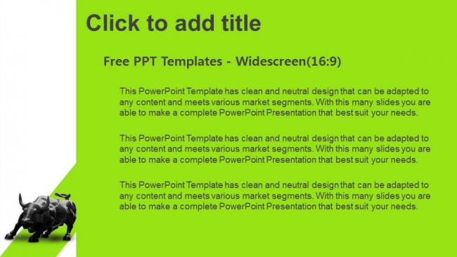 Business bull PowerPoint Templates - Powerpoint and google slides ...