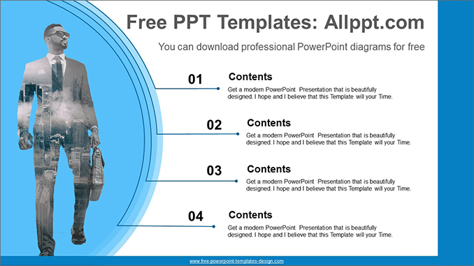 Business man PowerPoint Diagram Template - Powerpoint and google slides ...