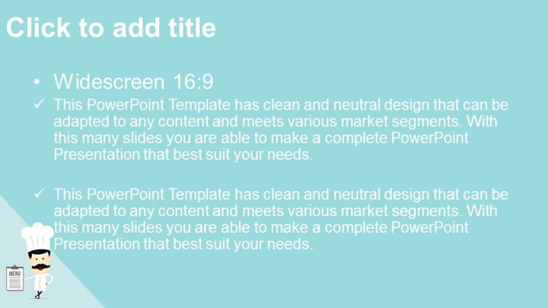 Cartoon Chef-Food PowerPoint Templates - Powerpoint and google slides ...
