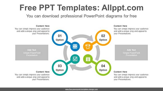 Center Pointing Circle PowerPoint Diagram - Powerpoint and google ...
