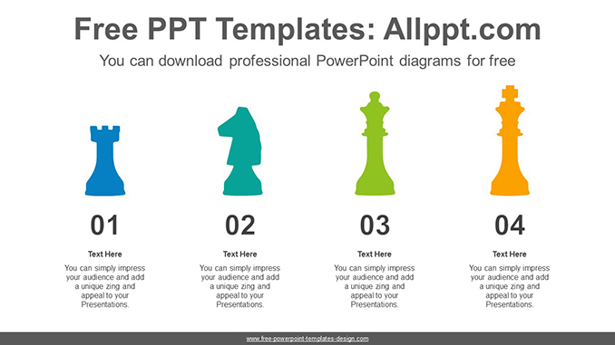 Chess Silhouette PowerPoint Diagram - Powerpoint and google slides ...