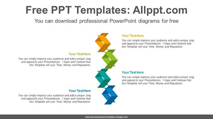 Chevron Arrow list PowerPoint Diagram - Powerpoint and google slides ...