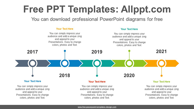 Rising arrow PowerPoint Diagram Template - Powerpoint and google slides ...