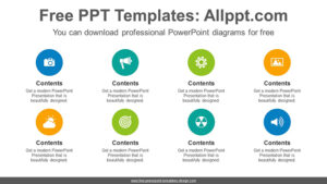 Circles list PowerPoint Diagram Template - Powerpoint and google slides ...