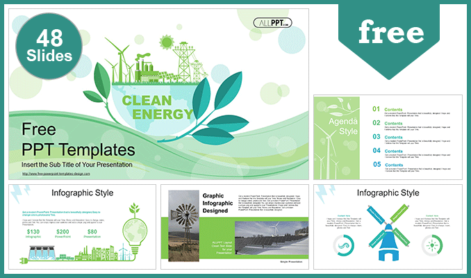Clean Energy PowerPoint Templates - Powerpoint and google slides ...