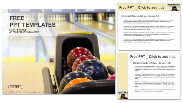 Close up of bowling balls PowerPoint Templates - Powerpoint and google ...