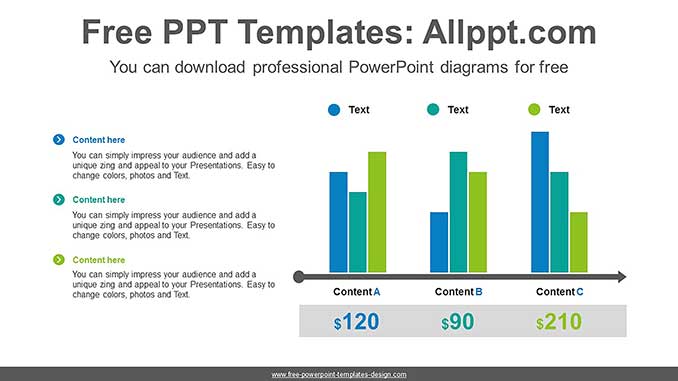 Clustered Bar Chart PowerPoint Diagram Powerpoint And Google Slides Saveslides Templates