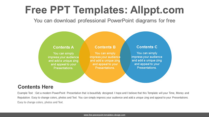 Colorful circle banner PowerPoint Diagram Template - Powerpoint and ...