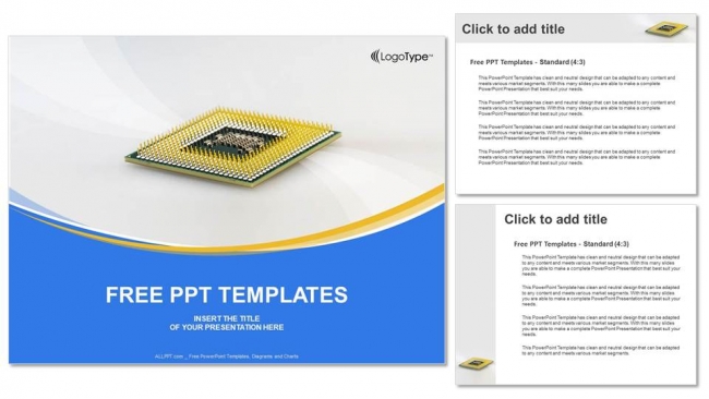 Computer CPU Chip PowerPoint Templates - Powerpoint and google slides ...