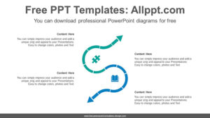 3D clustered diagonal arrow PowerPoint Diagram Template - Powerpoint and google slides ...