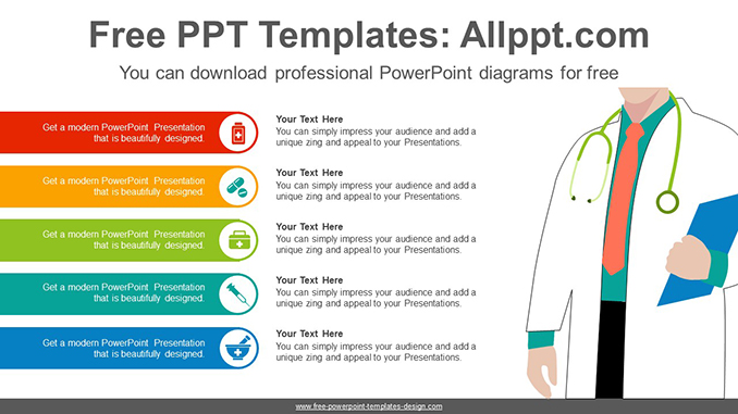Doctor Illustration PowerPoint Diagram - Powerpoint and google slides ...