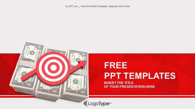 Dollar Graph Target PowerPoint Templates - Powerpoint and google slides ...