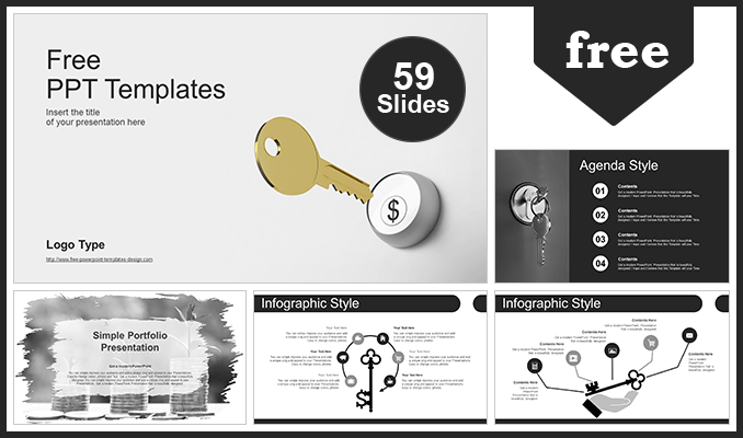 Dollar Key Concept PowerPoint Templates - Powerpoint and google slides ...