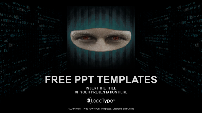 Face Hacker-Computer PowerPoint Templates - Powerpoint and google ...