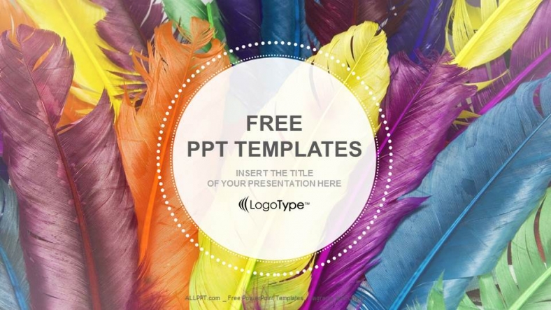 Feathers Powerpoint templates and Google Slides themes -SaveSlides