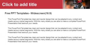 Firefighter searching for survivors-PPT Templates - Powerpoint and ...