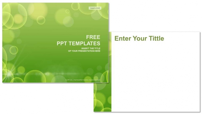 Green Circle Abstract PowerPoint Templates - Powerpoint and google ...