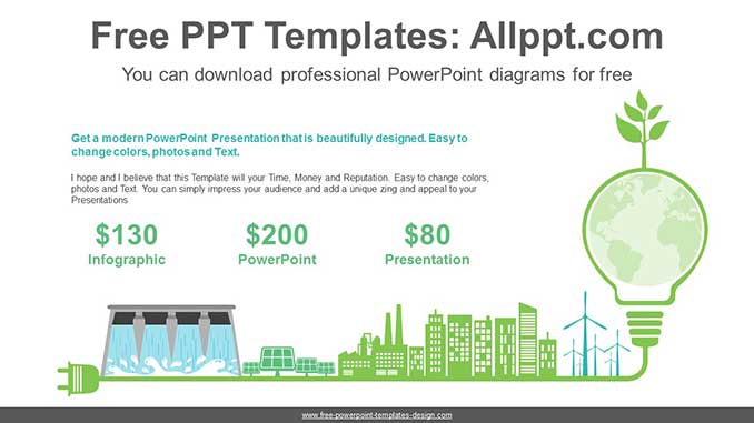 Green Energy PowerPoint Diagram - Powerpoint and google slides ...