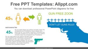 Gun Risk Comparison PowerPoint Diagram - Powerpoint and google slides ...