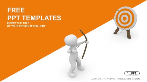 bow and arrow Powerpoint templates and Google Slides themes -SaveSlides