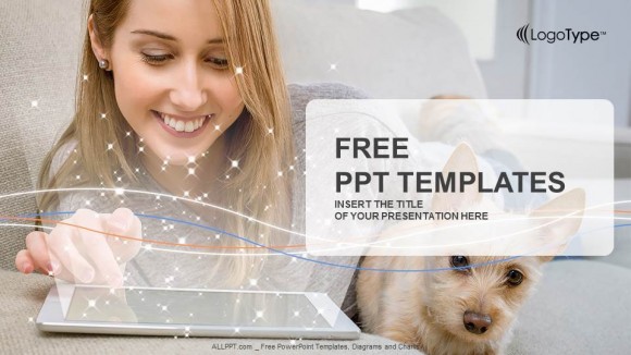 Free Computers Powerpoint template design Saveslides templates