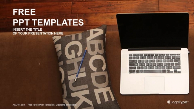 Interior detailed with laptop PowerPoint Templates - Powerpoint and ...
