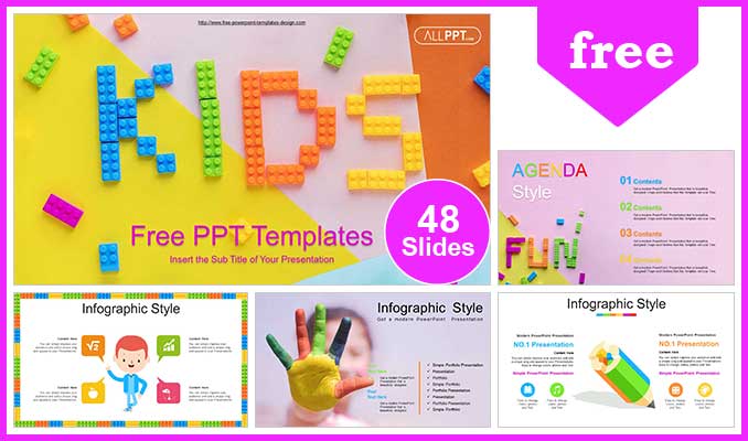 Kids Alphabet Blocks PowerPoint Templates - Powerpoint and google ...