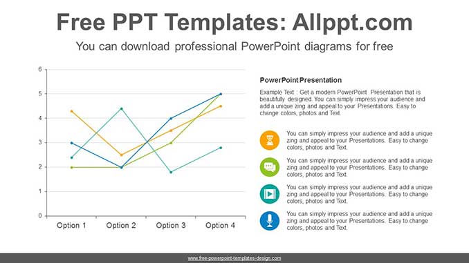 Line Chart PowerPoint Diagram - Powerpoint and google slides Saveslides ...