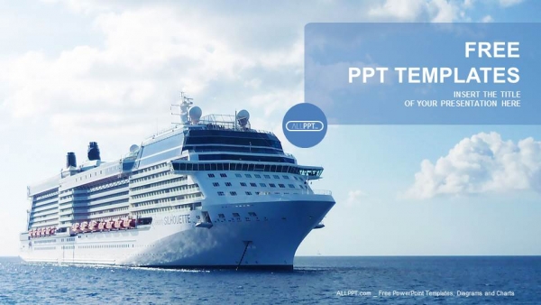 Luxury cruise ship sailing PowerPoint Templates - Powerpoint and google ...
