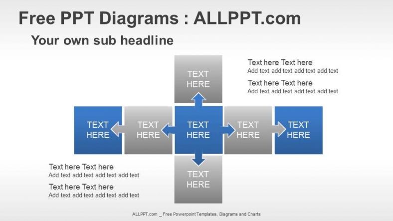 Matrix and Arrows Flow PPT Diagrams - Powerpoint and google slides ...