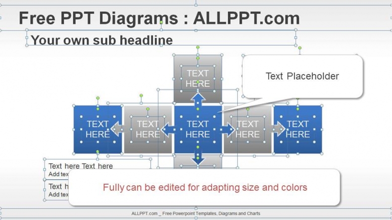 Matrix and Arrows Flow PPT Diagrams - Powerpoint and google slides ...