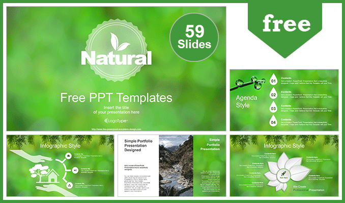 green Powerpoint templates and Google Slides themes -SaveSlides
