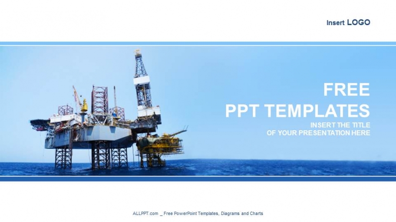 Offshore Jack Up Rig-Industry PowerPoint Templates - Powerpoint and ...