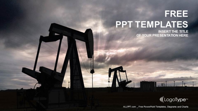 Oil pump jack PowerPoint Templates - Powerpoint and google slides ...