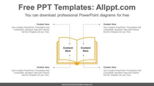 Open Book PowerPoint Diagram - Powerpoint and google slides Saveslides ...