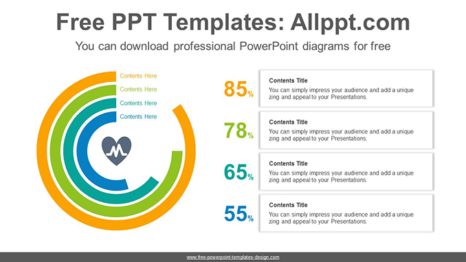 Overlapped doughnut charts PowerPoint Diagram Template - Powerpoint and ... Overlapped doughnut charts PowerPoint Diagram Template - Powerpoint and ...